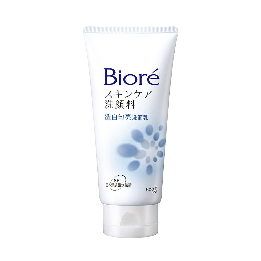 Biore Pure White Face Foam Skin Whitening Scrub Face Wash 100g – Yue ...